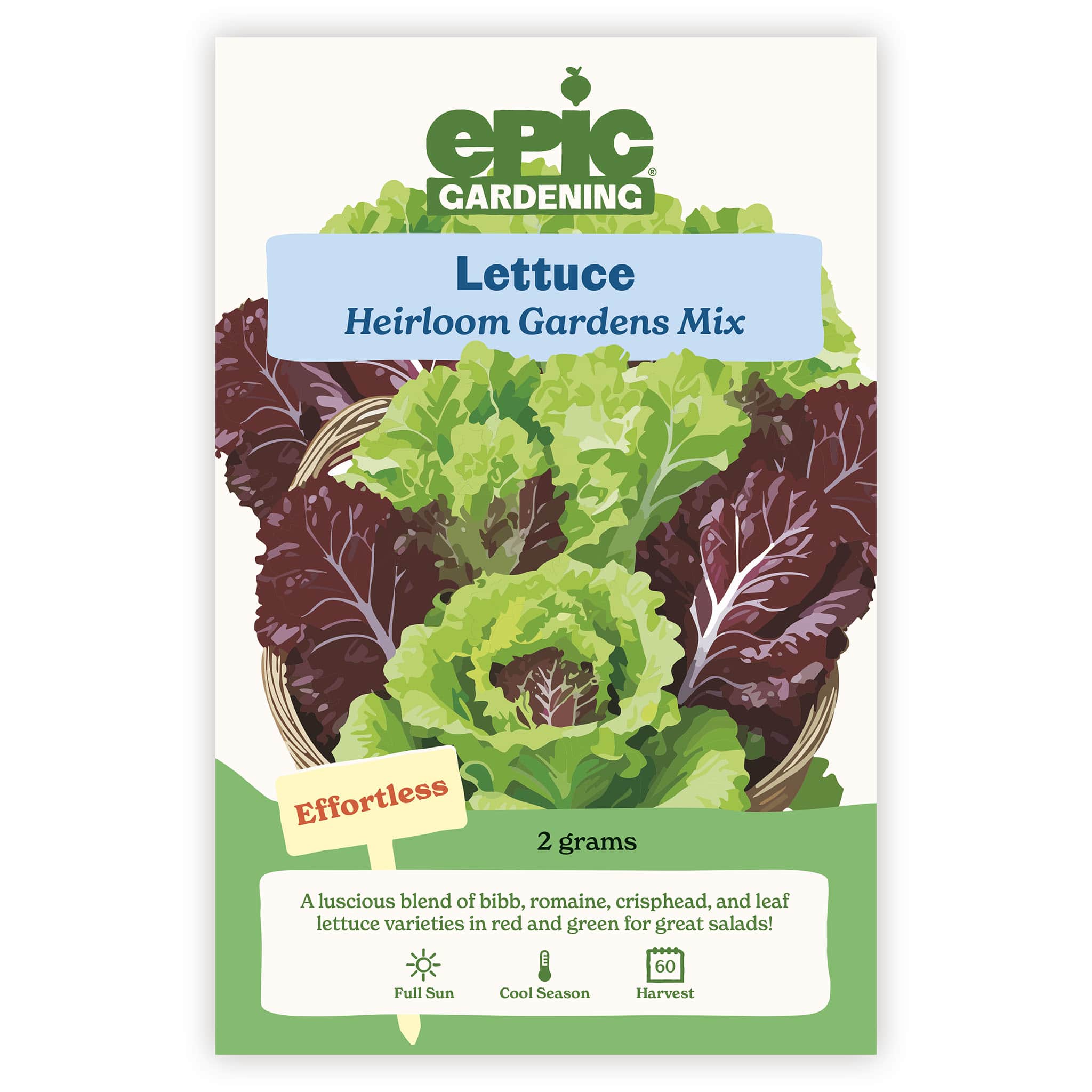 Heirloom Gardens Mix Lettuce – Epic Gardening