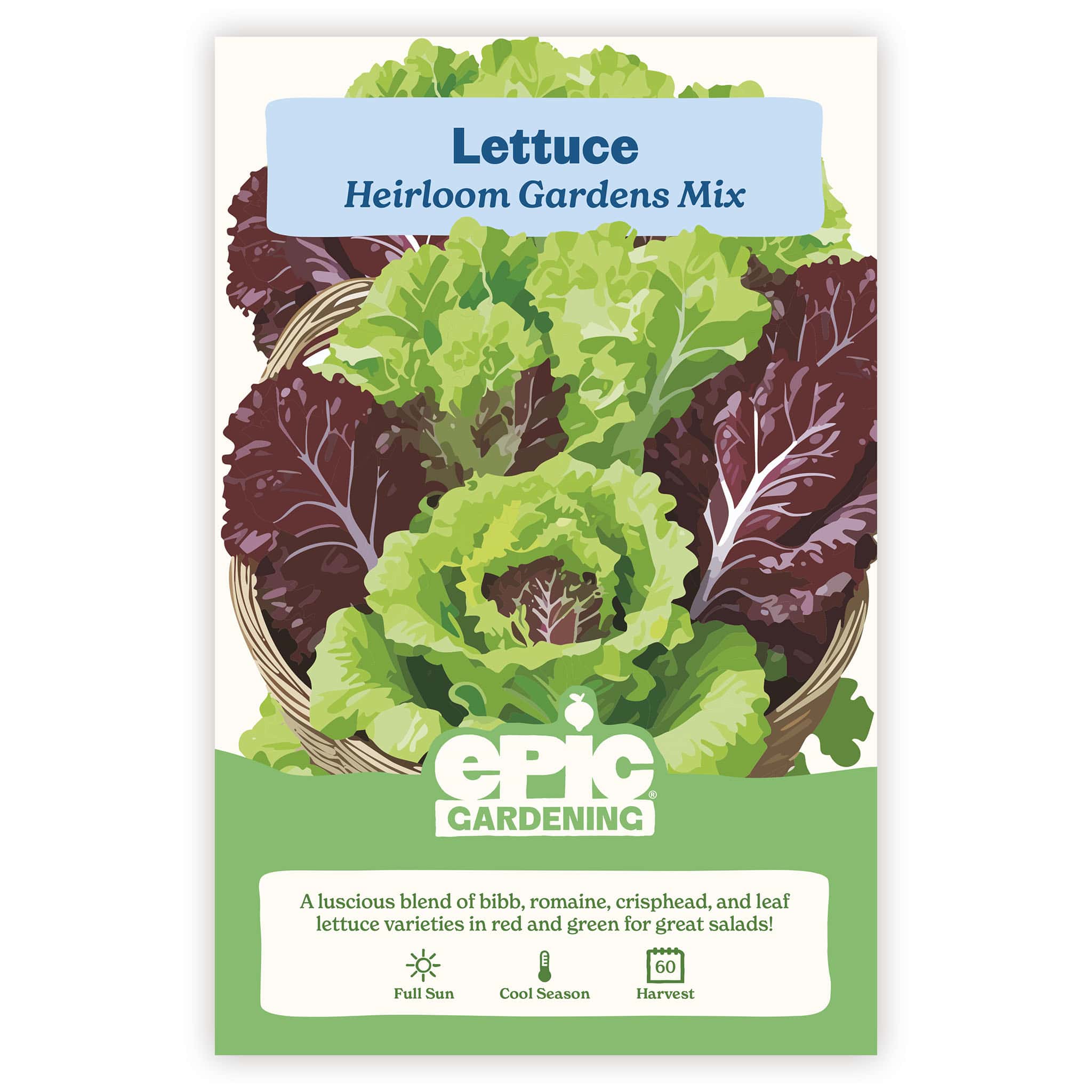 Heirloom Gardens Mix Lettuce – Epic Gardening