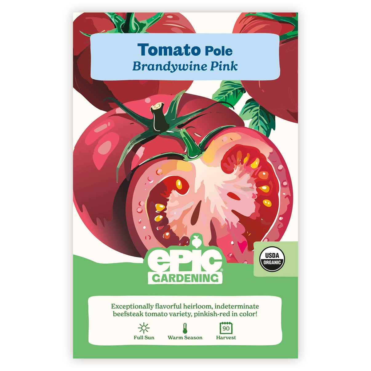Brandywine Pink Pole Tomato – Epic Gardening