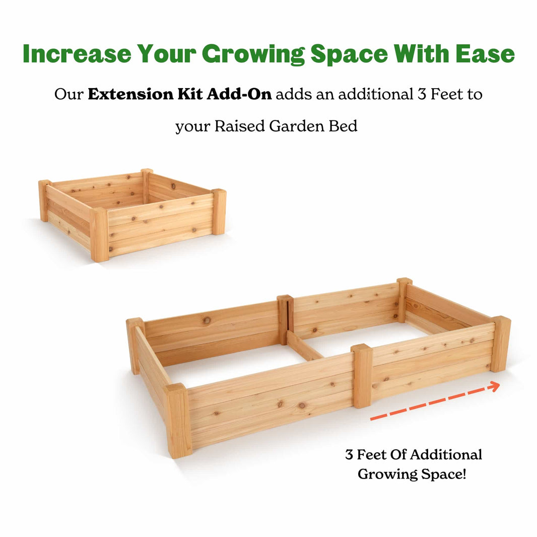 Cedar Wood Raised Garden Bed Kits – Epic Gardening